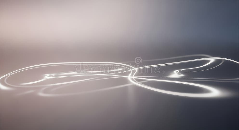 Abstract Glowing Lines on Gradient Background Stock Image - Image of ...