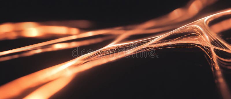 Light Streaks Create Captivating Geometric Patterns in an Abstract ...