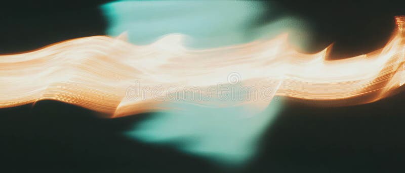 Light Streaks Interact with Virtual Wind in a Smooth Abstract Animation ...