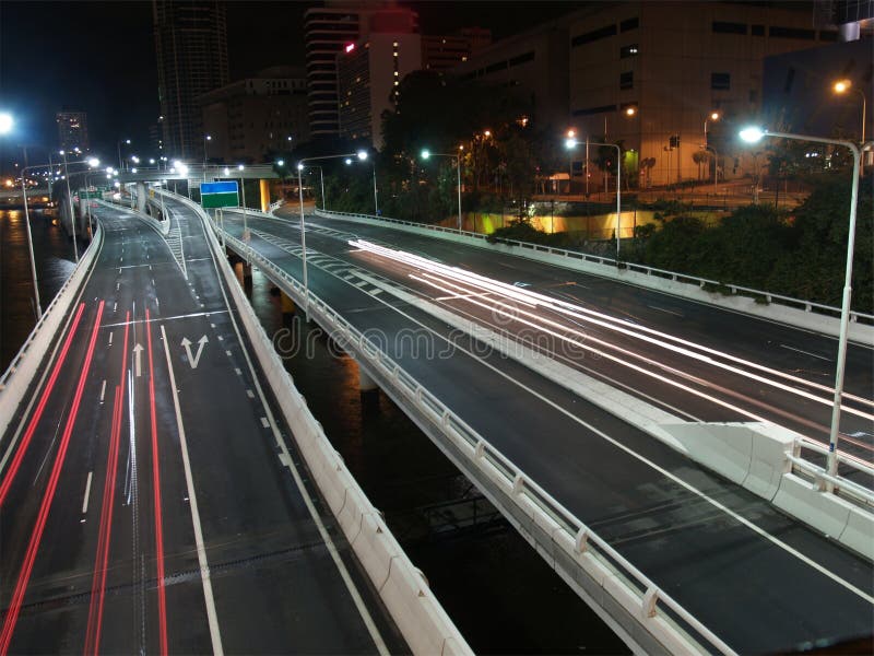 Light stream stock photo. Image of jammed, glow, headlight - 4190696