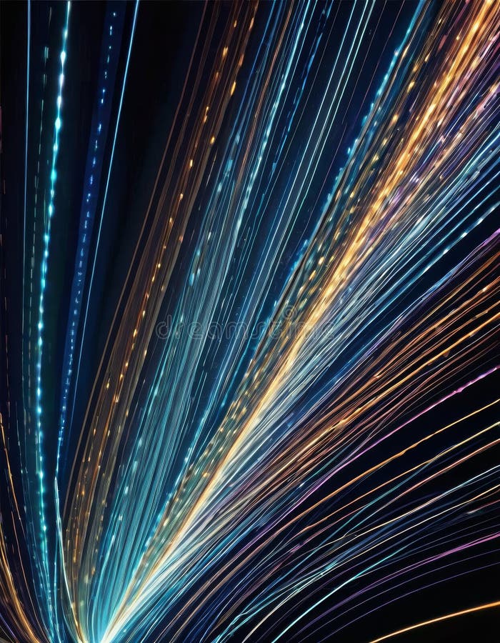 Light Streams in Motion stock image. Image of illumination - 316498323