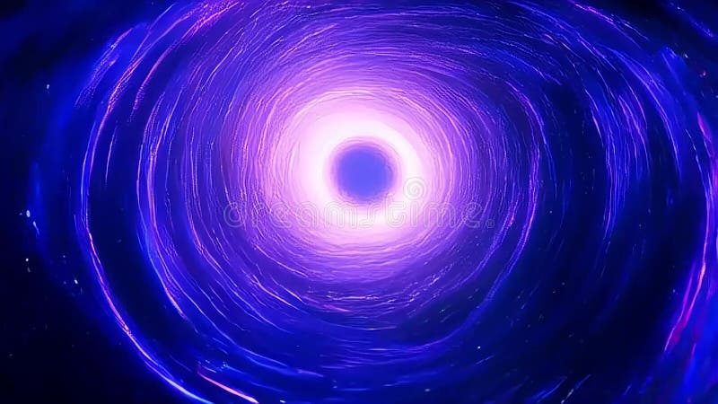 Abstract Light Trails Swirling into Bright Center Point Animation Stock ...