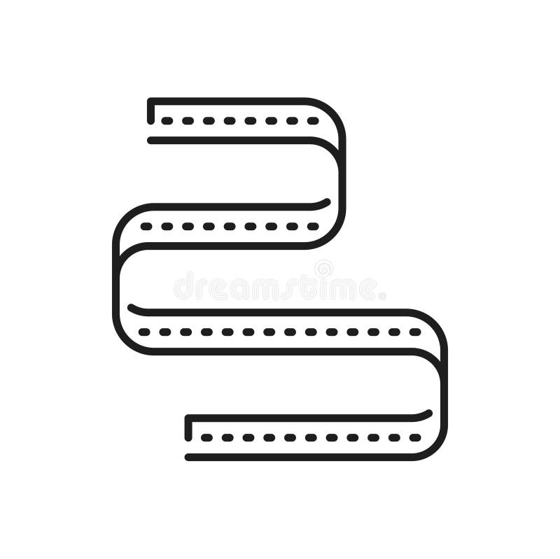 Light Stripe and LED Lamp Line Icon or Symbol Stock Vector ...