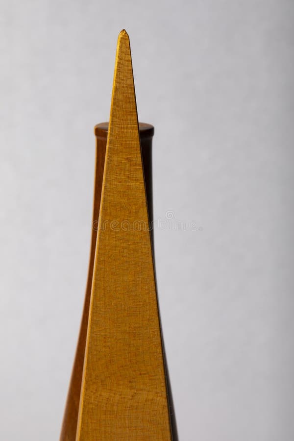 Light Study of Wooden Object D`art I Stock Image - Image of grain ...