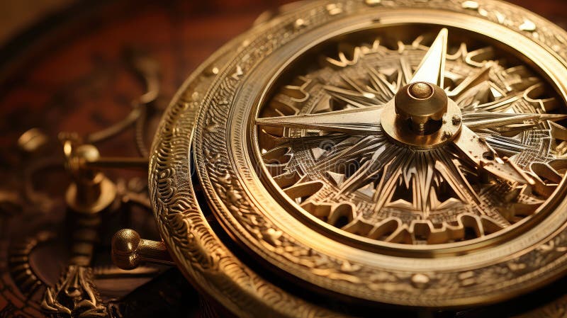 Light sun compass stock illustration. Illustration of generated - 314886586