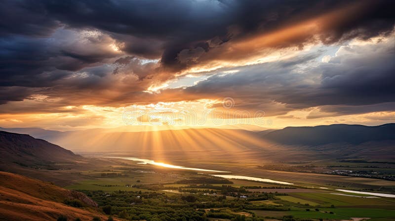 Light sun rays clouds stock illustration. Illustration of dynamic ...