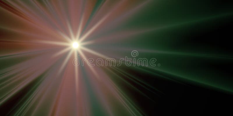 Light Sun Rays Isolated Black Background Stock Illustration ...