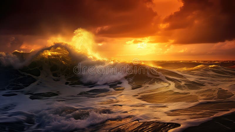Light sun waves stock illustration. Illustration of clouds - 375027291