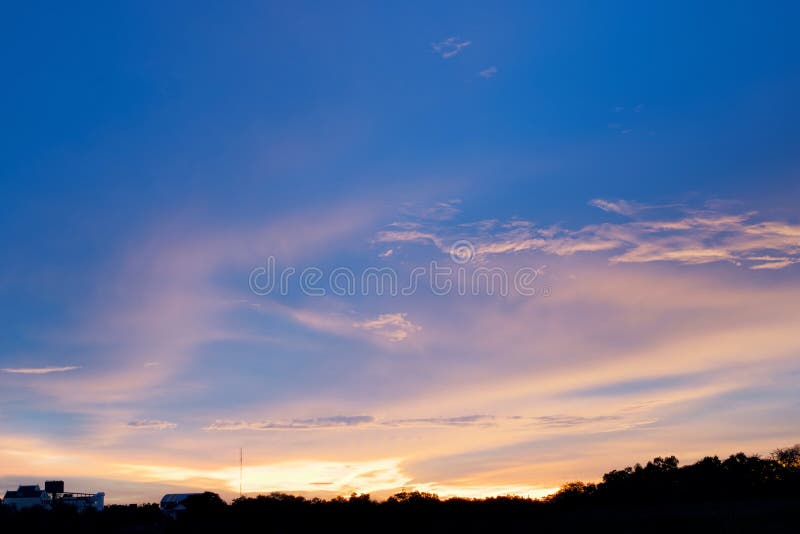 Light after the sunset sky stock image. Image of light - 84078283