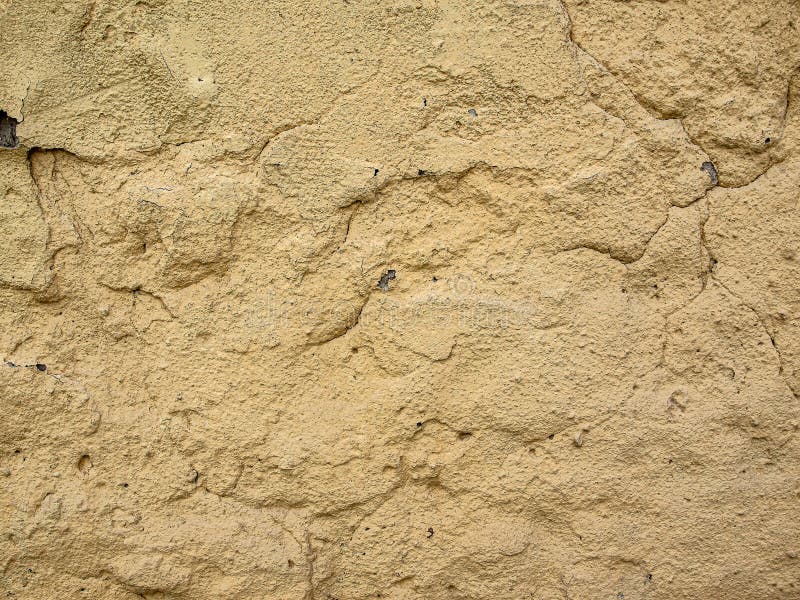 Bright Surface, Rough Substrate Structure, Plasters of Natural Color ...