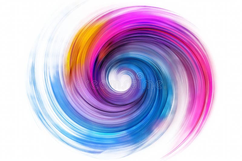 Light Swirl Effects on a White Background Stock Photo - Image of vortex ...