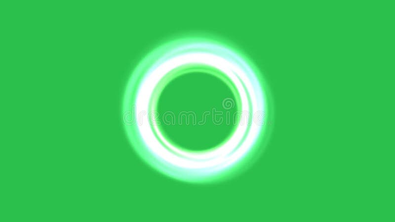 Light Swirl on Green Screen Motion Graphic Effect. Stock Video - Video ...