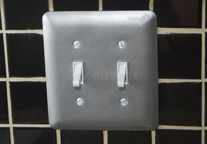 Light Switch stock photo. Image of contemporary, supply - 17560940