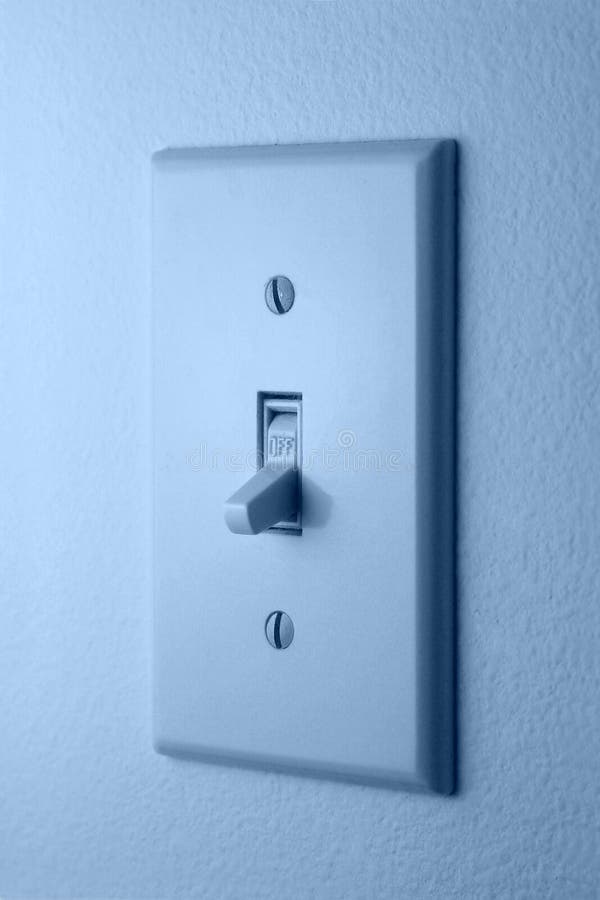 Light switch stock image. Image of isolated, power, blue - 2678293