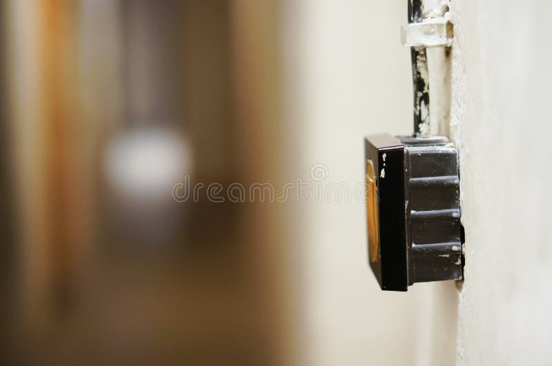 Light switch stock image. Image of cable, indoor, power - 65103699