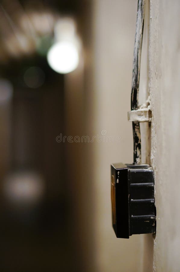 Light switch stock image. Image of power, indoor, lock - 65103707