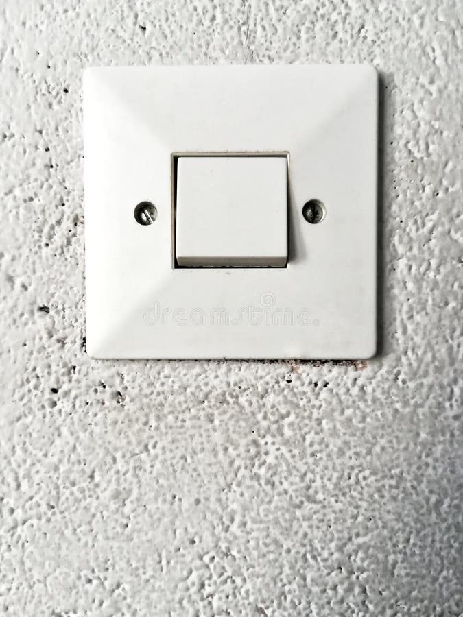 Light switch stock photo. Image of wall, holes, stop - 113669638