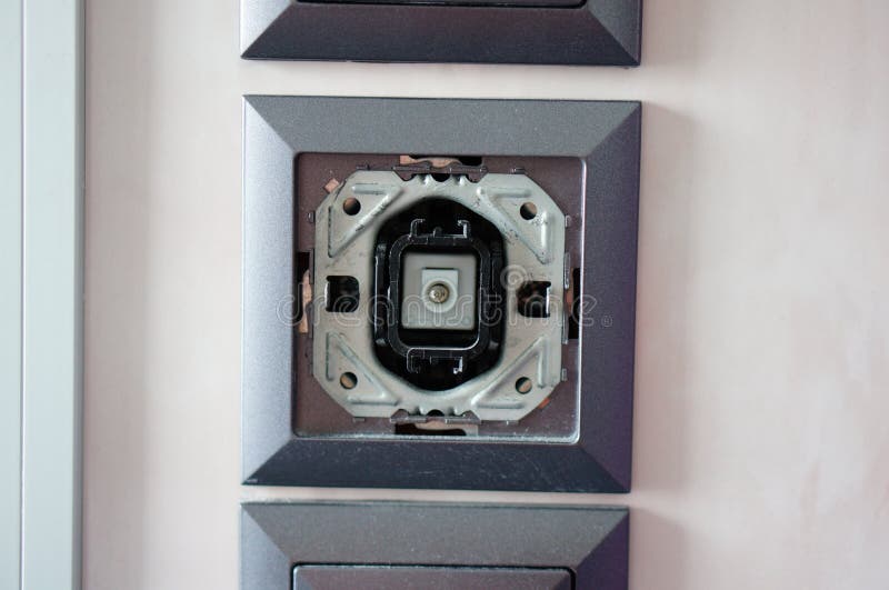 Light switch stock photo. Image of cover, light, switch - 49101548