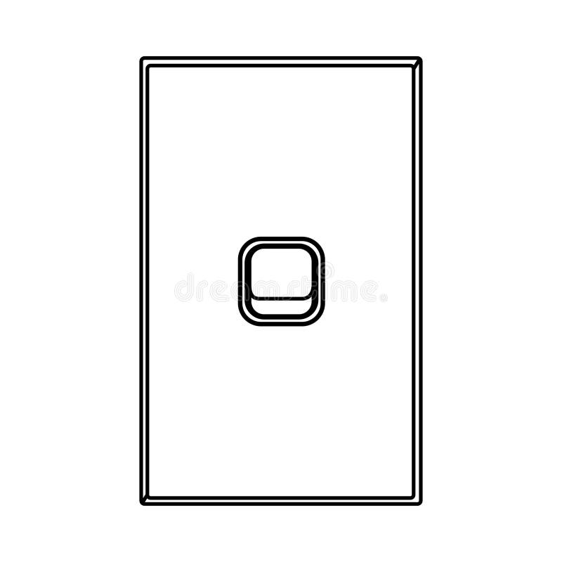 Light Switch Line Art Vector Stock Vector - Illustration of power ...
