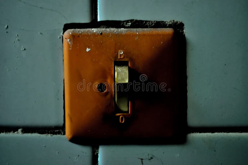 Light switch stock photo. Image of design, wall, abandoned - 356459500