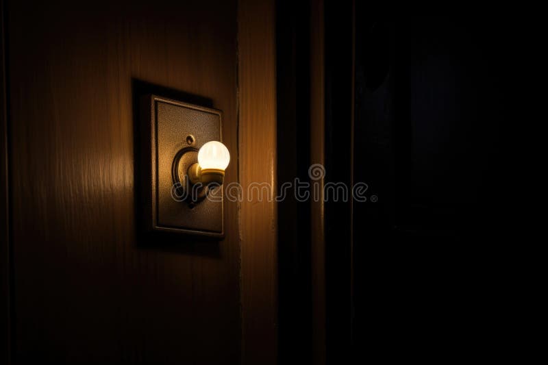 Light Switch in the on Position but Bulb is Off Stock Illustration ...