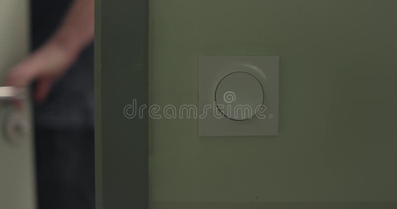 Light switch turned off stock video. Video of energy - 377985361