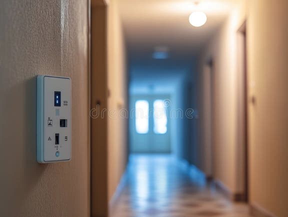 Light Switch on Wall stock photo. Image of handle, wall - 378264258