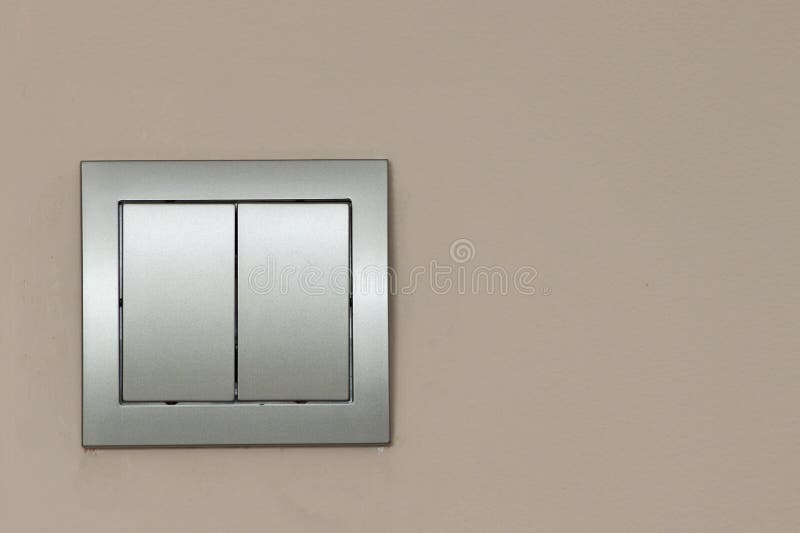 Light Switch on Wall. Turn on or Turn Off the Lights. Saving Electric ...