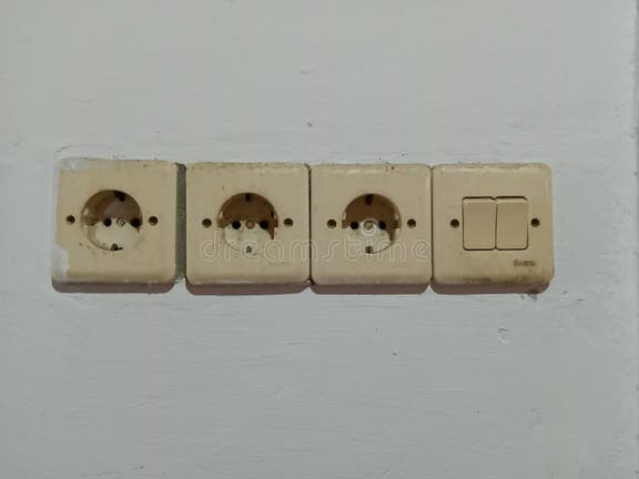 A Light Switch or What is Commonly Known As a Switch Editorial Stock ...