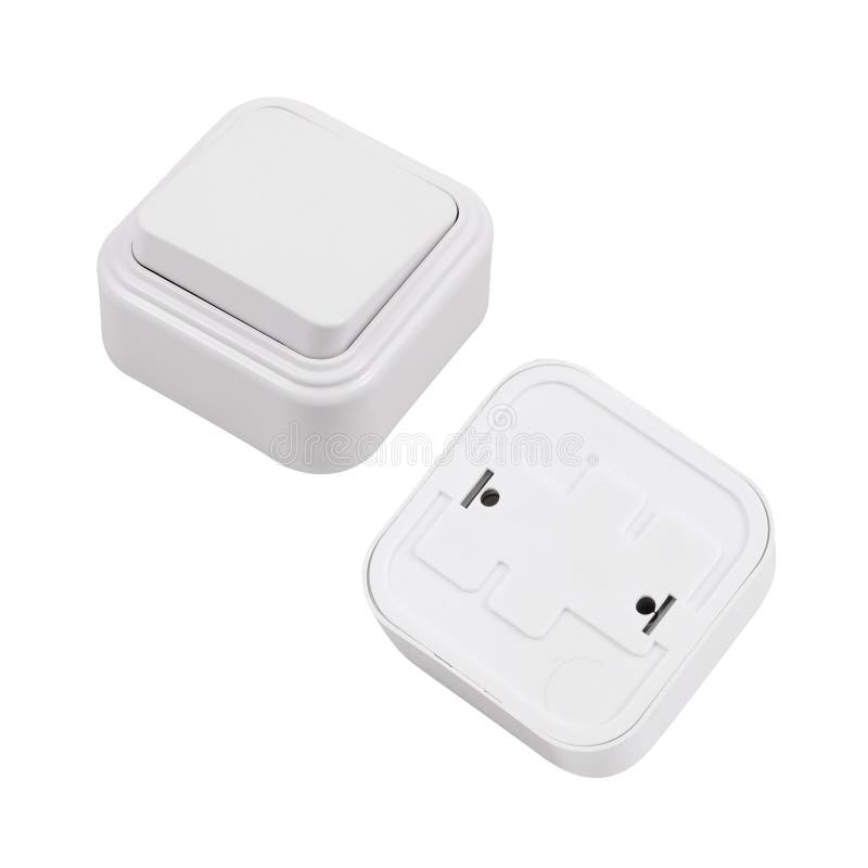 Light Switch on White Background Stock Photo - Image of contemporary ...