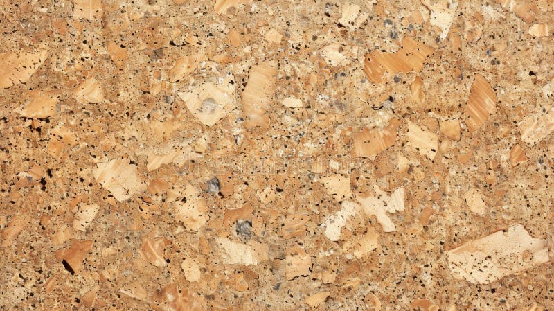 Light Tan Cork with a Speckled Effect Resembling Grains of Sand or Salt ...