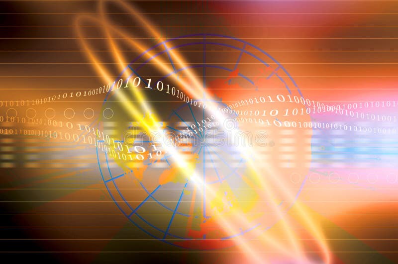 Light and technology stock illustration. Illustration of digit - 3523182