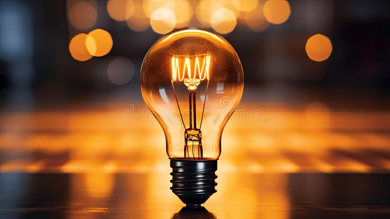 Light technology lightbulb stock illustration. Illustration of glowing ...