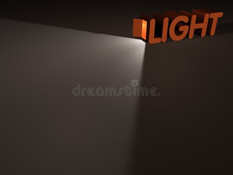 Light text stock illustration. Illustration of open, background - 19028757