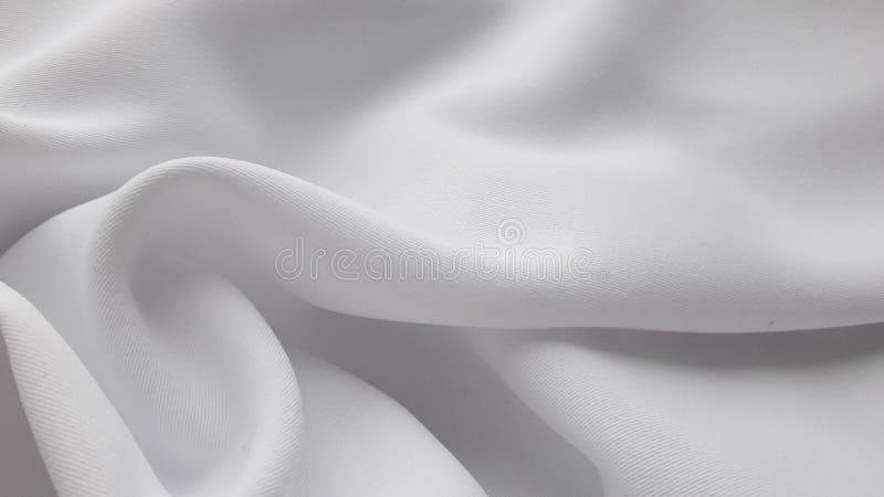 Light Textile Matte Background. White Twill Fabric with Tails Stock ...