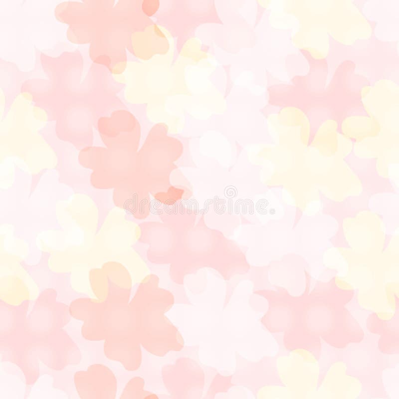 Light Texture - Cherry Blossoms. Spring Seamless Pattern. Pastel Stock ...
