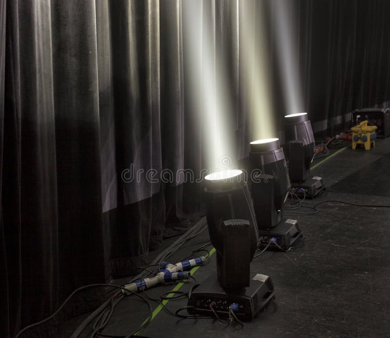 Light in the theater stock photo. Image of projector - 121859082