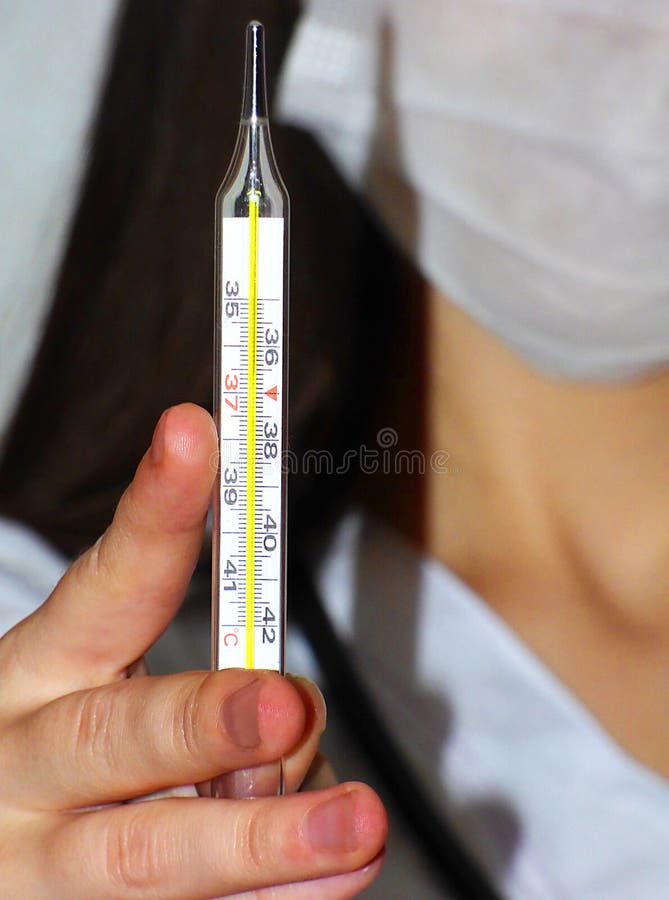 The light thermometer stock photo. Image of girl, hand - 88997136