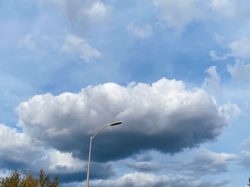 Light and thunderstorm stock photo. Image of driveway - 173072744