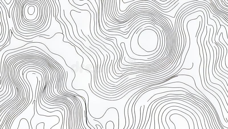Light Topography Grid Map on a Detailed Topographic Map Background ...