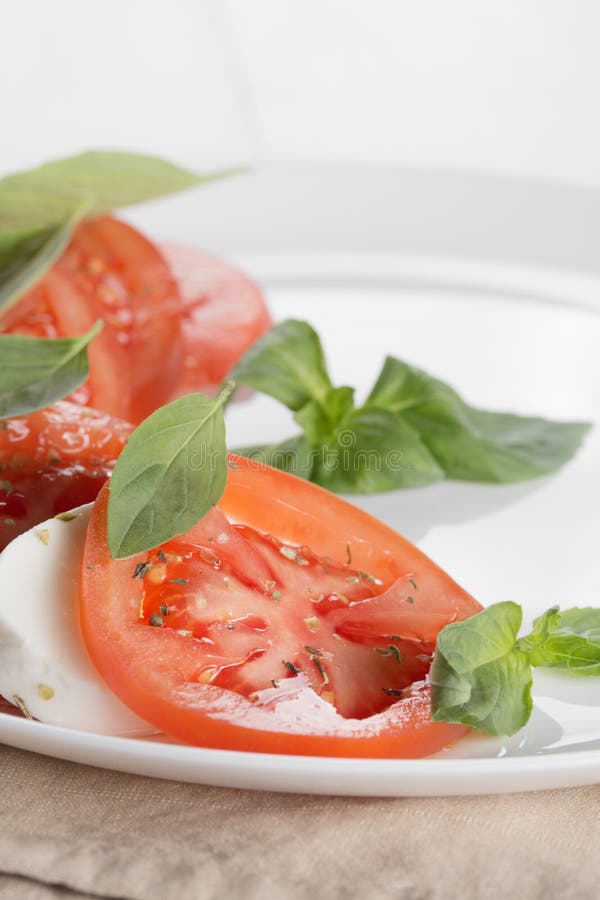 Light Traditional Caprese Salad Stock Photo - Image of health, dish ...