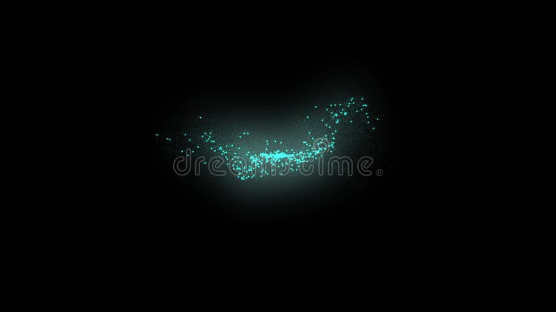 Light Trail Particles Explosion in Black Space Stock Footage - Video of ...