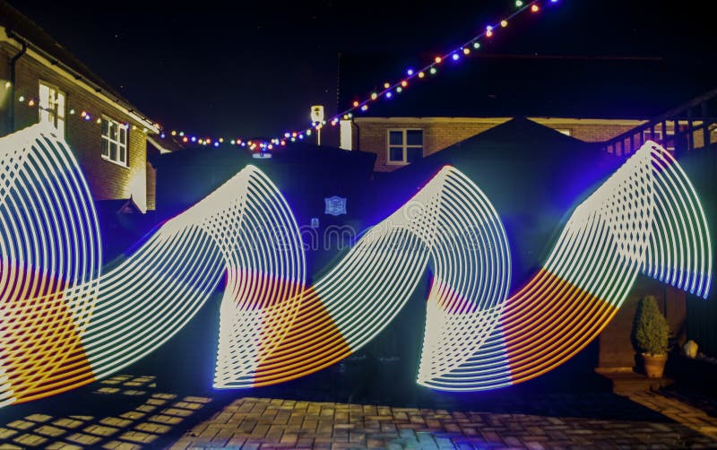 Light Trails stock image. Image of colours, design, beauty - 139591645