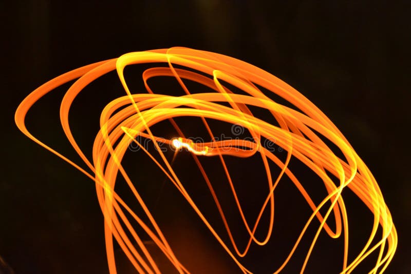 Light Trails at Night, Glowing Light Effect, Drawing Shapes with ...