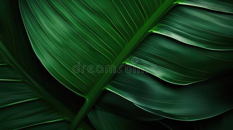 Light Tropical Leaf Close Up Stock Illustration - Illustration of ...