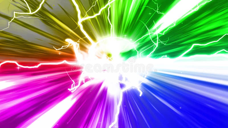 Rainbow Light Down Background Animation Stock Video - Video of bright ...