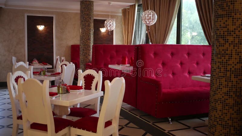 In a Cozy Cafe, a Friendly Barista Welcomes Customers with an Open Sign ...