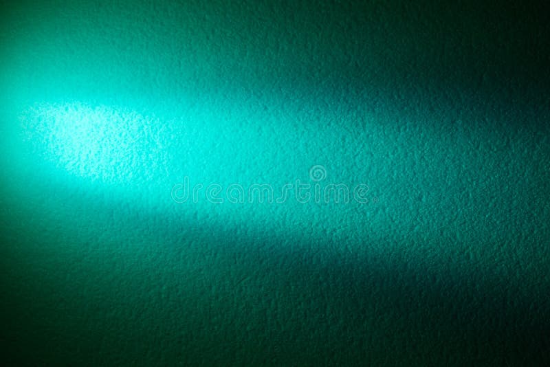 Light Turquoise Bright Beam of Light on a Dark Turquoise Textural ...