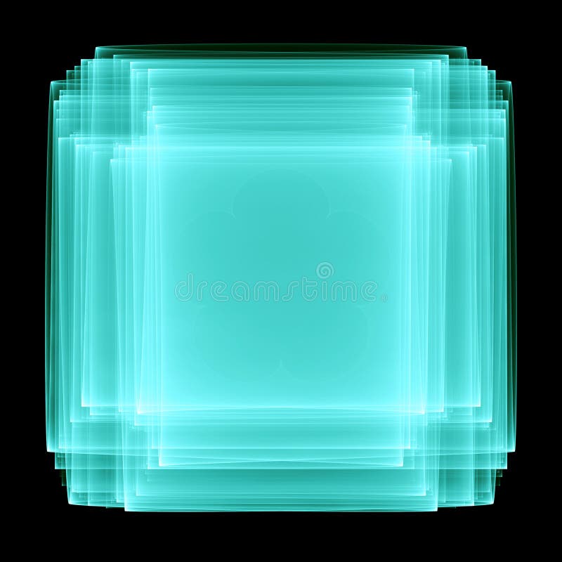 Red Translucent Layered Squares Stock Illustration - Illustration of ...