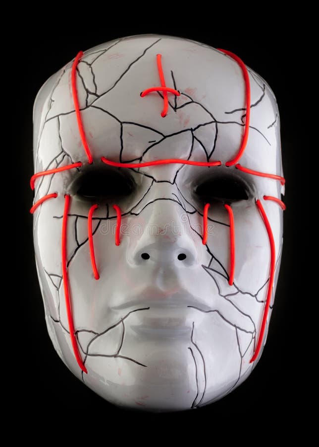Light-Up Evil Priest Mask stock photo. Image of festival - 233202278